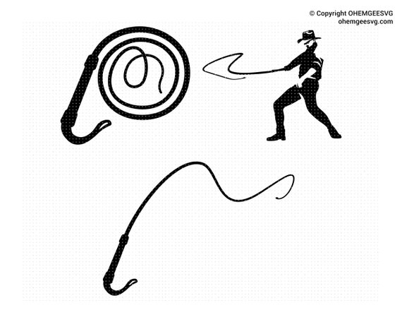Bullwhip Svg Whip Png Cowboy Whip Clipart Whipcracking Dxf - Etsy UK