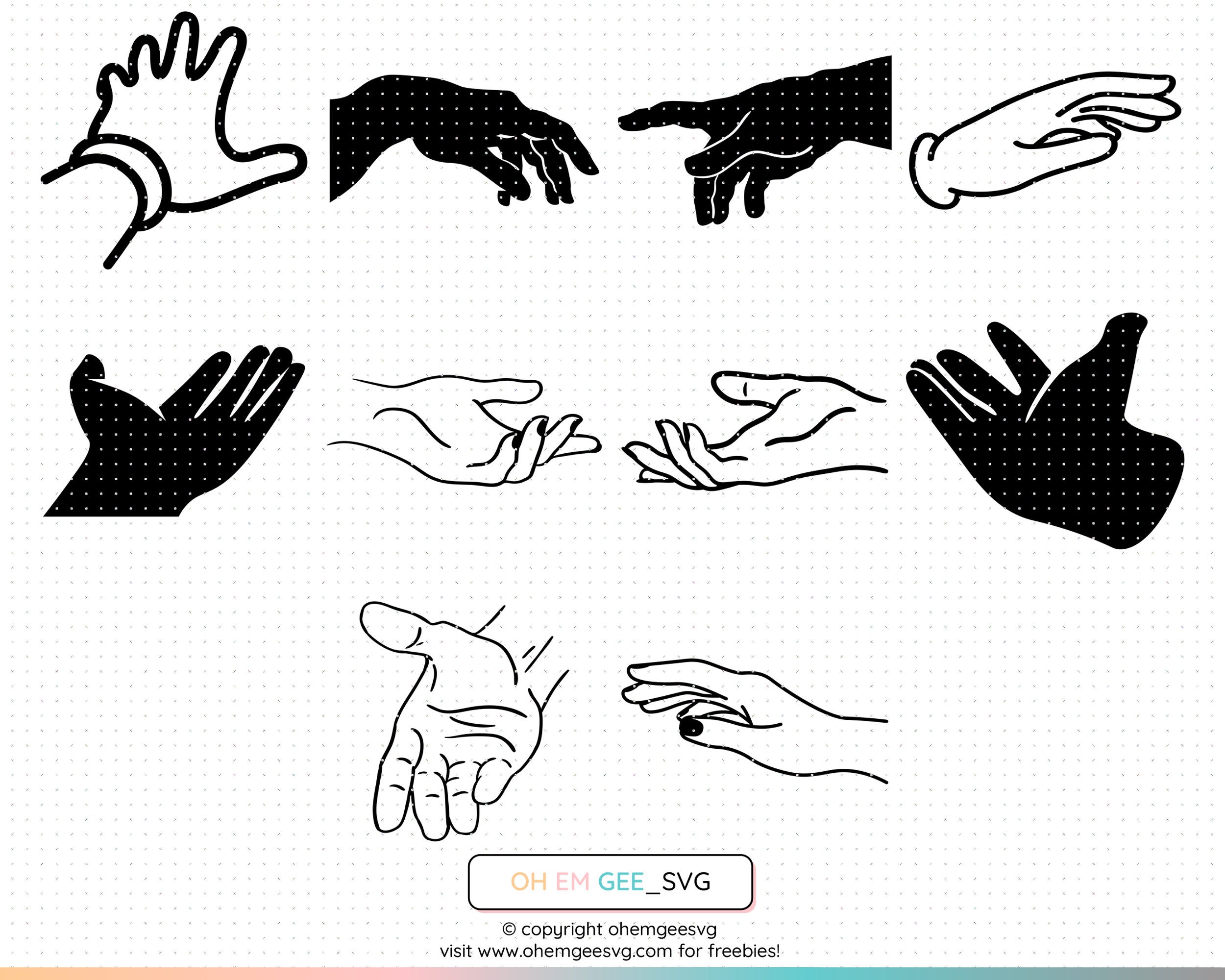 Open Hand Clipart