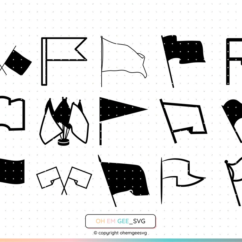 Flag Svg - Etsy