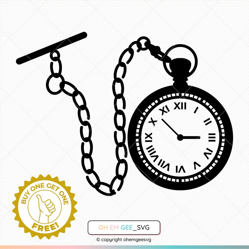 Pocket Watch Svg - Etsy