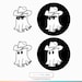 Cowboy Ghost Saved in Svg and Png Files, Cute Ghost With Hat Clipart ...