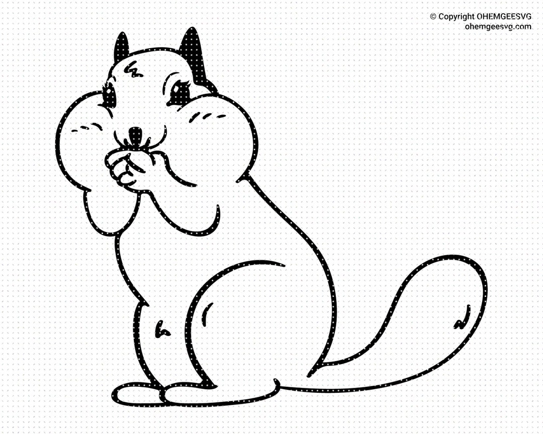 Chipmunk Svg, Chipmunks Clipart, Chipmunk Png, Chipmunk Dxf, Chipmunk ...