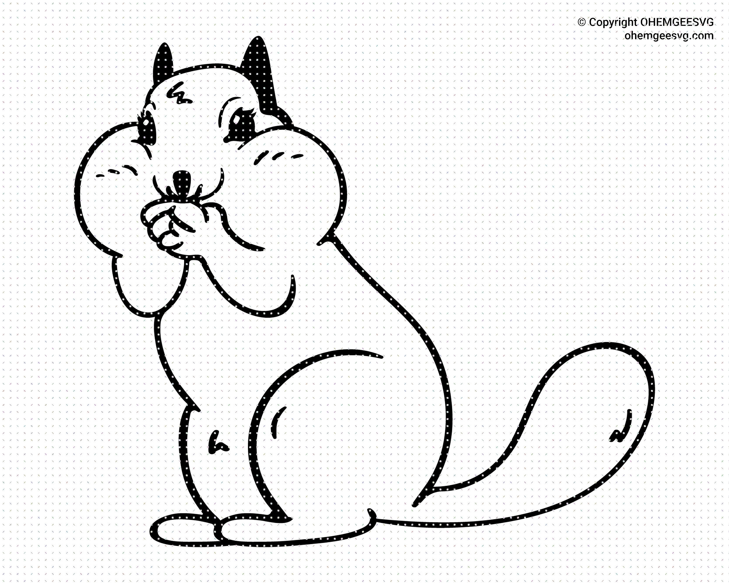 Chipmunk Svg Chipmunks Clipart Chipmunk Png Chipmunk Dxf - Etsy