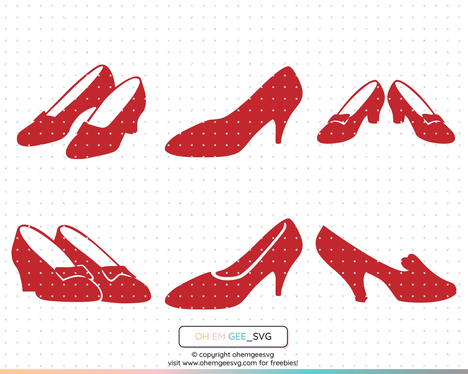 Ruby Red Slippers SVG Bundle Ruby Red Slippers Png Ruby Red - Etsy