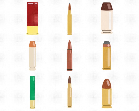Bullets SVG Bundle Bullets SVG Shotgun Shells SVG Bullets | Etsy