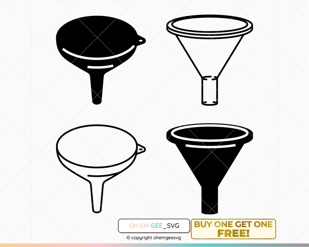 Funnel Svg, Funnel Clipart, Funnel Png, Funnel Dxf, Funnel Eps, Funnel Cricut, Funnel Cut File ...
