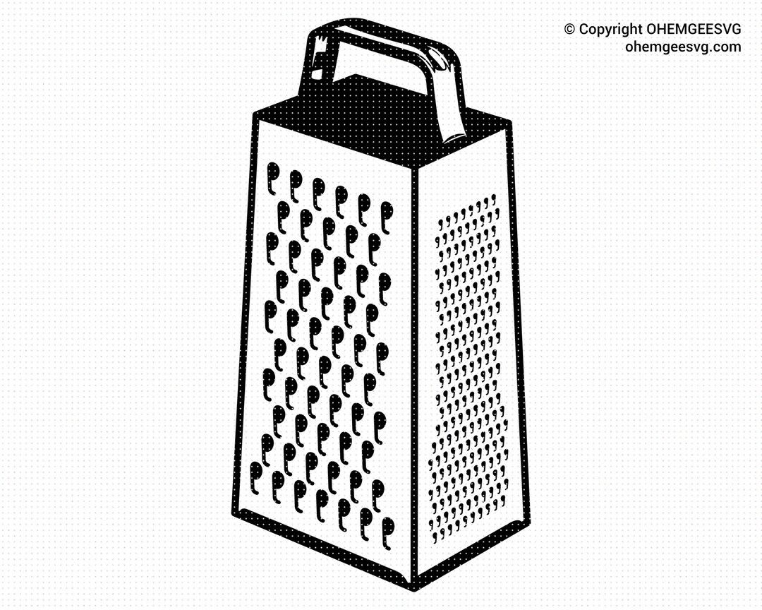 Cheese Grater SVG, Grater SVG, Grater Silhouette, Grater Clipart ...