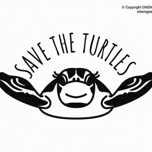 Save the Turtles SVG, Turtle SVG, Turtle Svg, Turtle Silhouette, Turtle ...