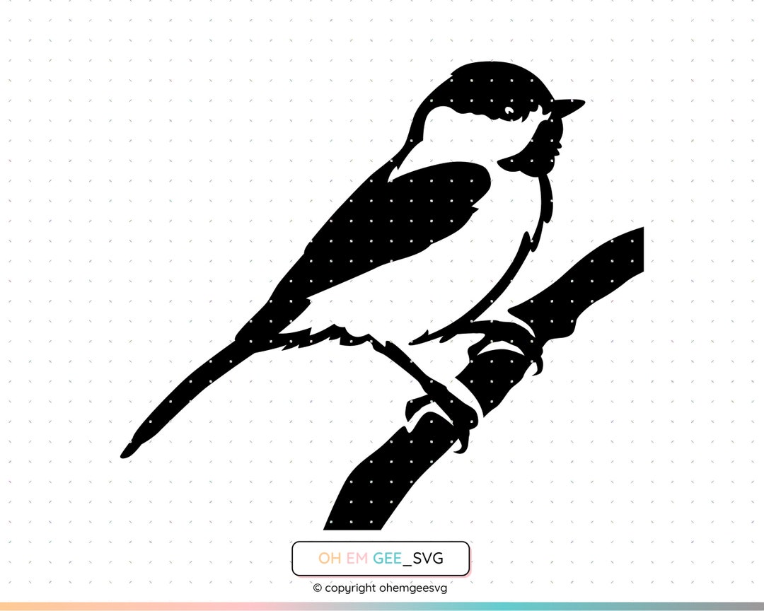 Chickadee Svg, Chickadee Bird Clipart, Bird Png, Chickadee Eps ...