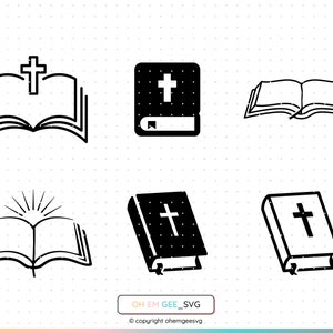 The Bible Svg, Holy Bible Clipart, Bible Study Png, Bible Dxf, the ...