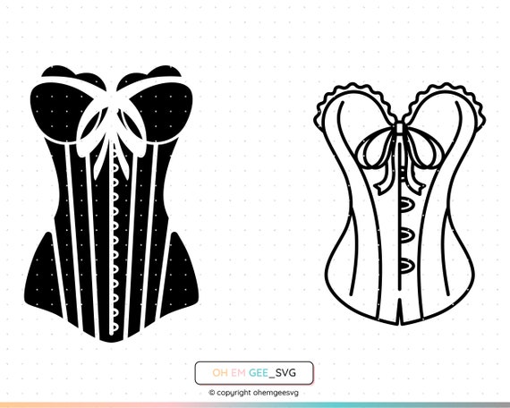 Corset Svg Corsets Png Corset Clipart Corsets Eps Corset - Etsy Finland