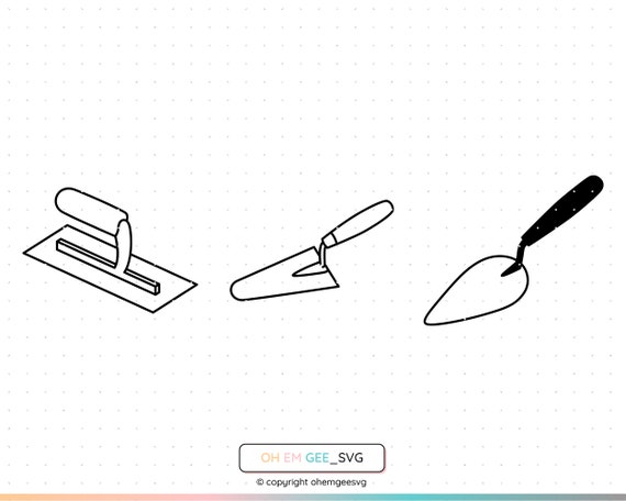 Cement Trowel Clip Art