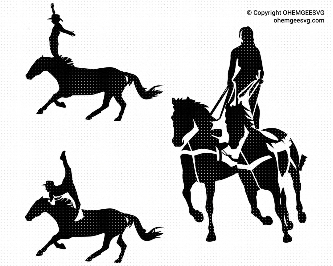 Stunt Horse Svg, Trick Riding Svg, Roman Riding Svg, Trick Rider Svg ...