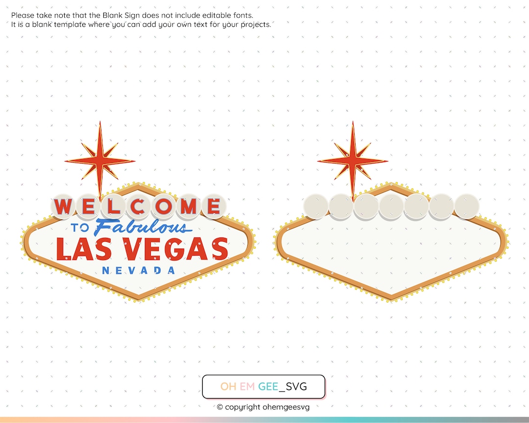 Welcome to Las Vegas Sign SVG, Las Vegas Sign Clipart, Las Vegas Sign ...