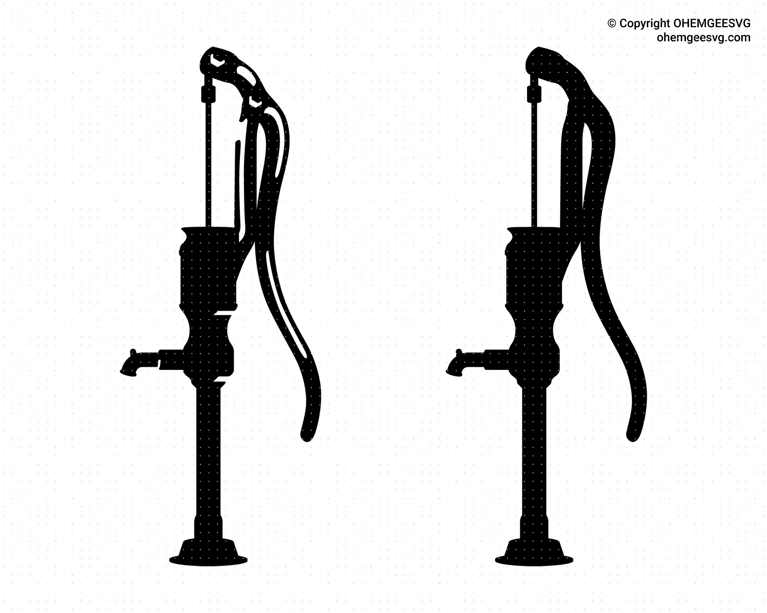 Vintage Farm Water Pump Svg, Water Pump Svg, Farm Pump, Vintage Pump ...