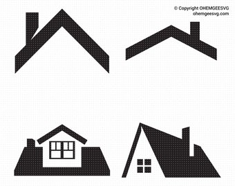House Roof Svg - Etsy