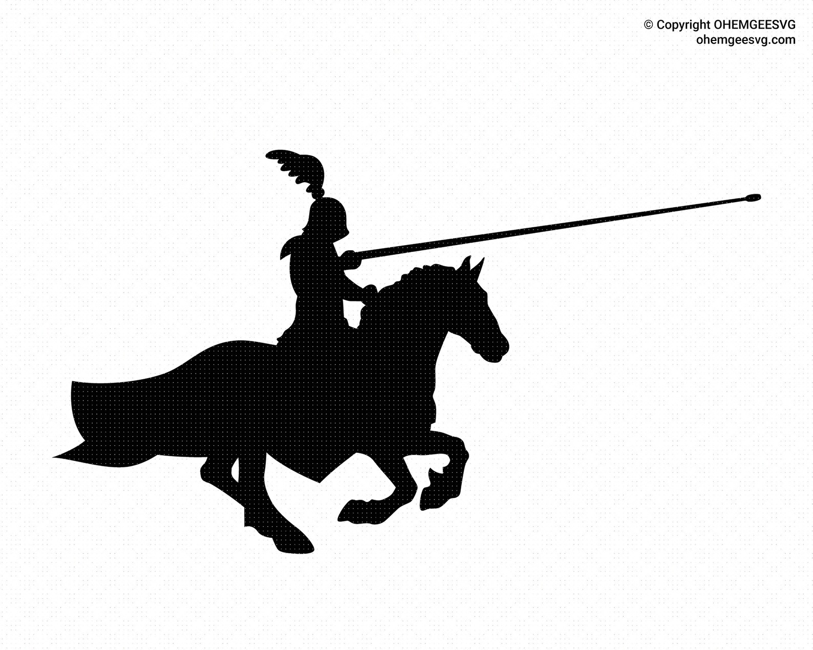 Joust Svg Jousting Png Knight Clipart Knight on a Horse | Etsy