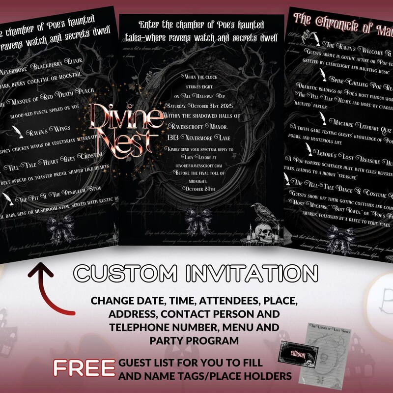 Edgar Allan Poe Costume - Etsy