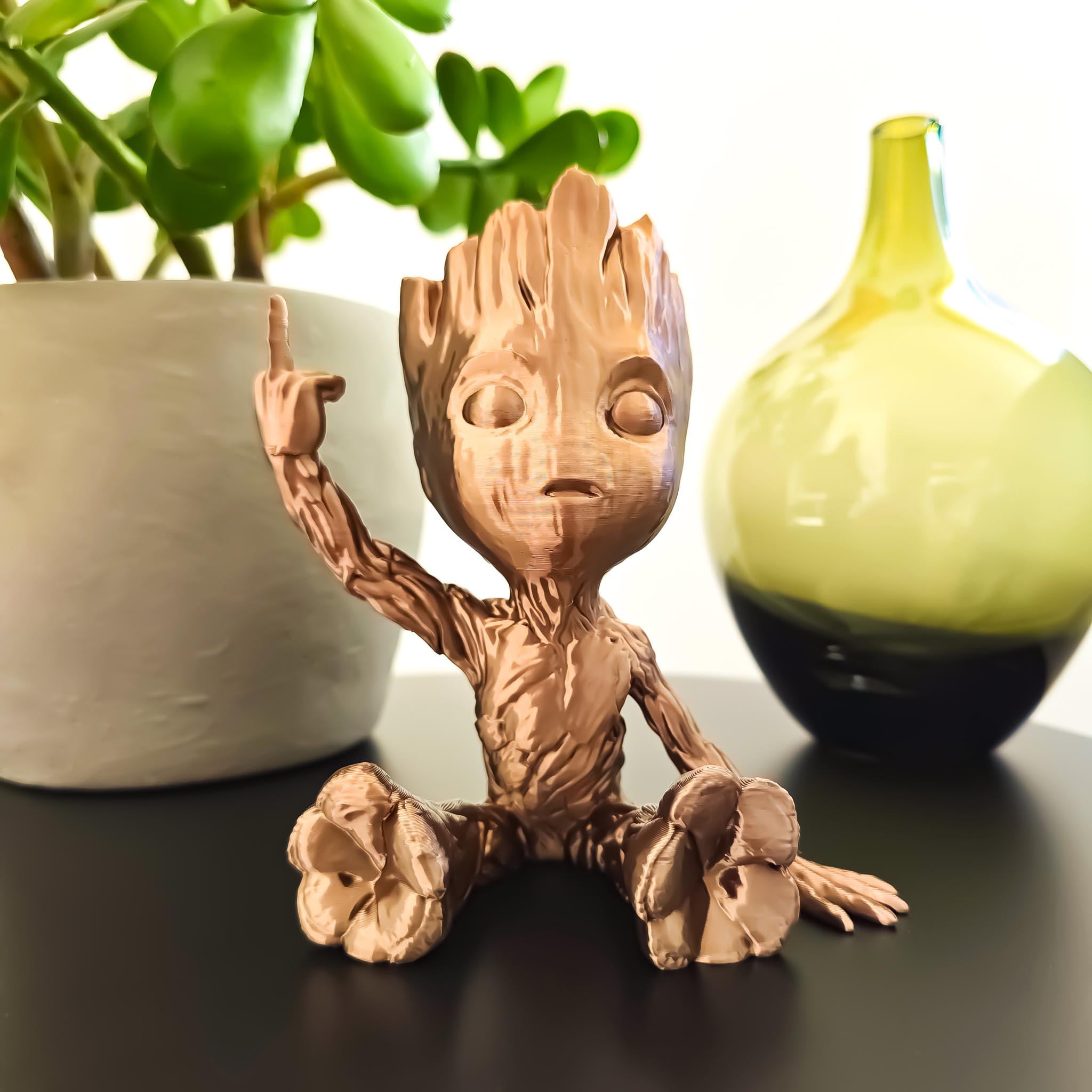 Moody Groot Air Plant Holder | Planter & Desk Shelf Décor | Guardians ...
