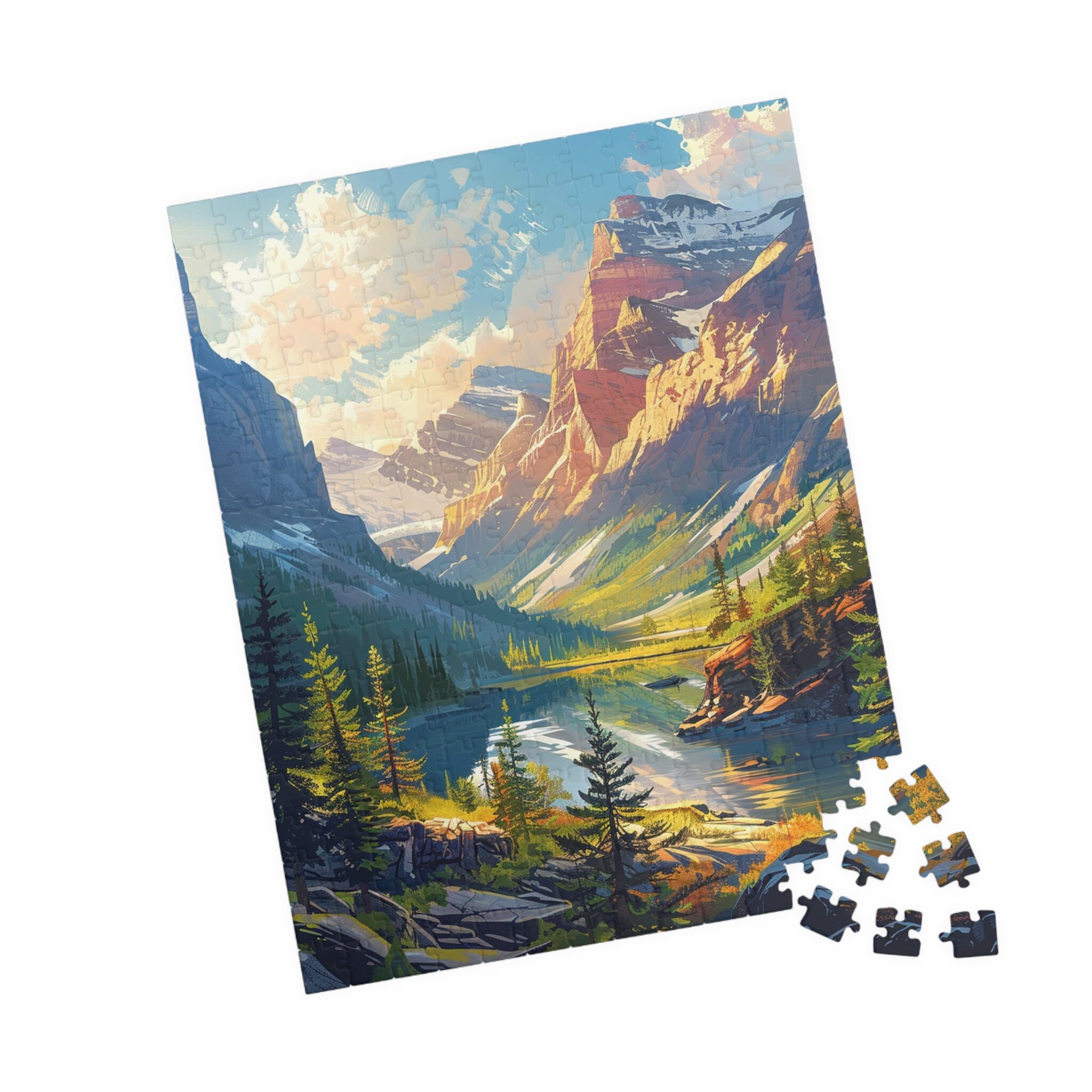Glacier National Park Puzzle for Nature Lovers Detailed 750 Piece ...