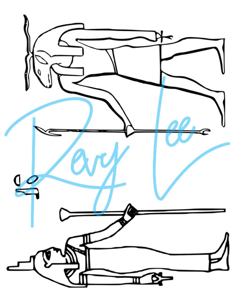 Ancient Egypt Coloring Pages | Revy Lee - Etsy