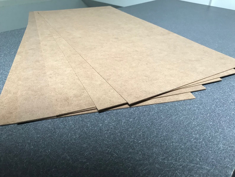 MDF 1/16 1.5mm 12 X 24 5 Sheets | Etsy
