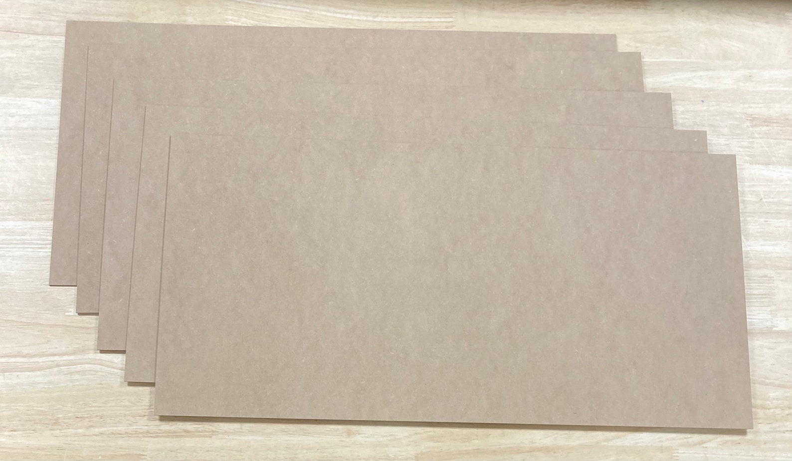 MDF - 1/16" (1.5mm) - 12" X 24" - 5 Sheets - Easy to Cut & Engrave With ...