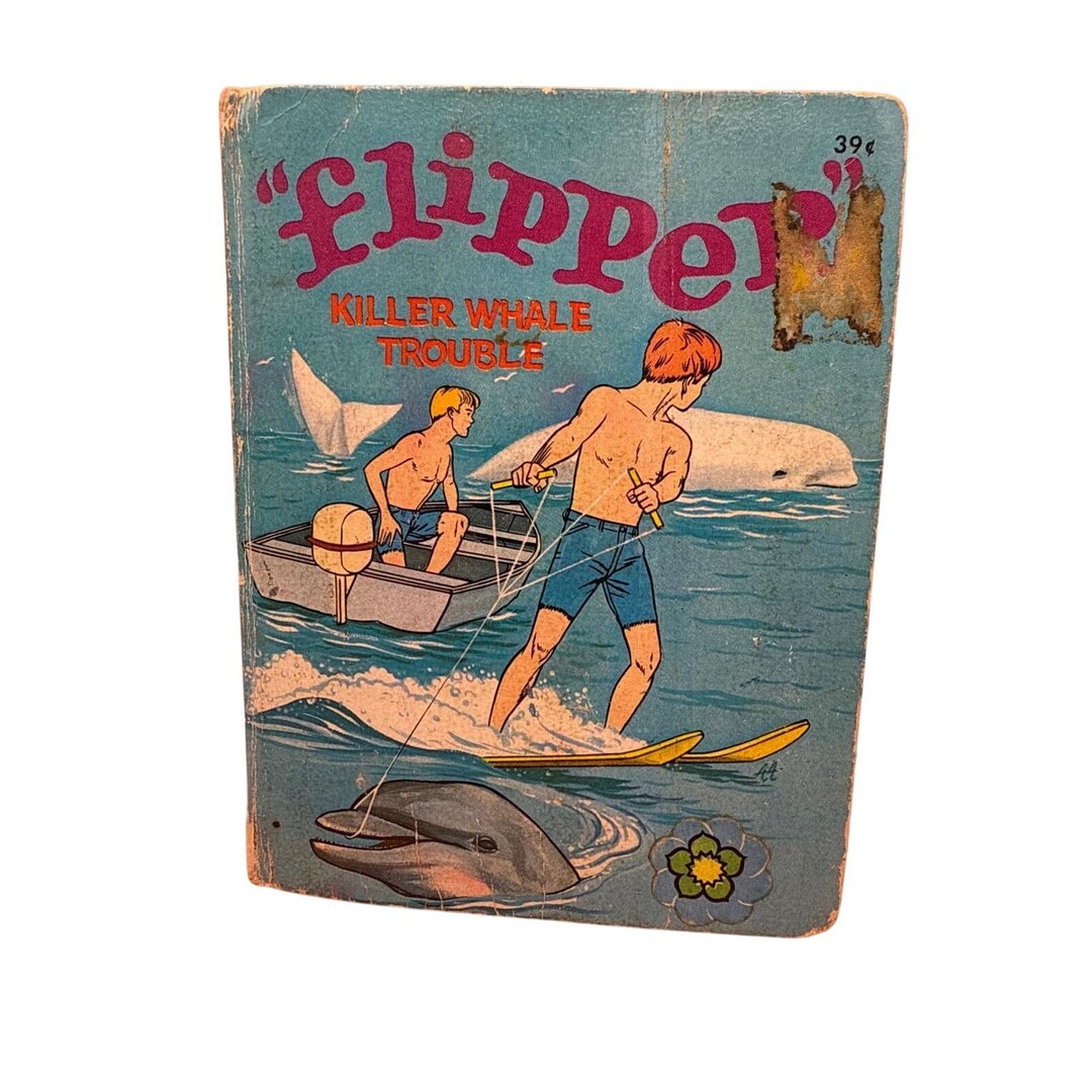 Flipper Killer Whale Trouble Whitman Big Little Book Vintage 2003 Kids ...