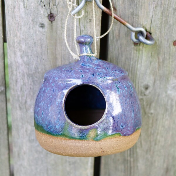 Ceramic Bird House - Etsy