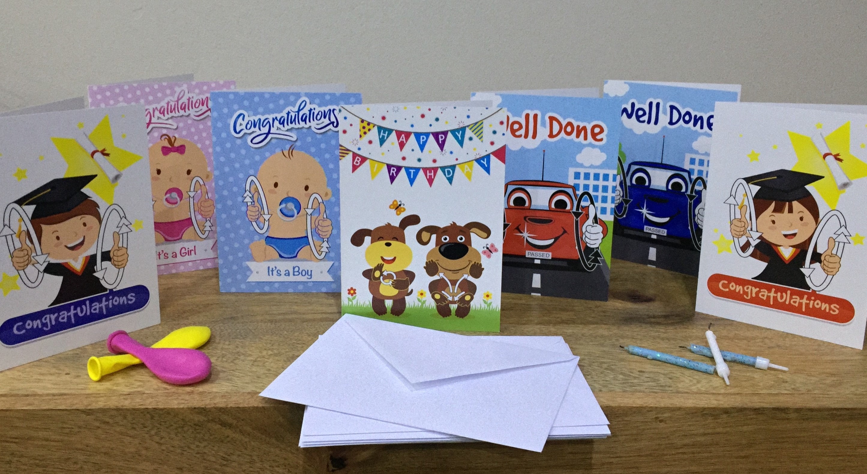 BSL - British Sign Language Signing Cards, Happy Birthday ...