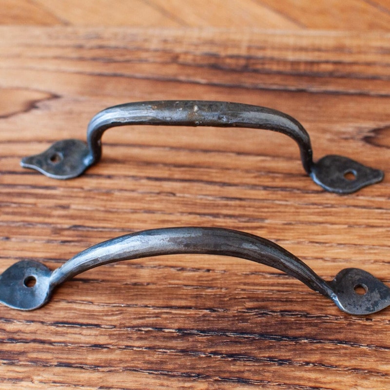 Hand Forged Cabinet Pulls - Etsy