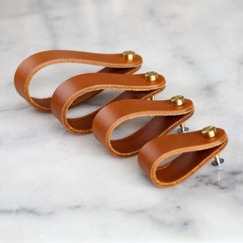 Leather Knobs - Etsy