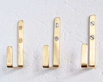 Solid Brass Hooks - Etsy