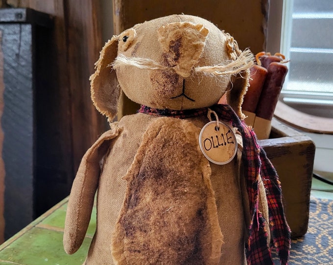 Primitive Folk Art Easter Bunny Rabbit Spring Farmhouse Country - Etsy