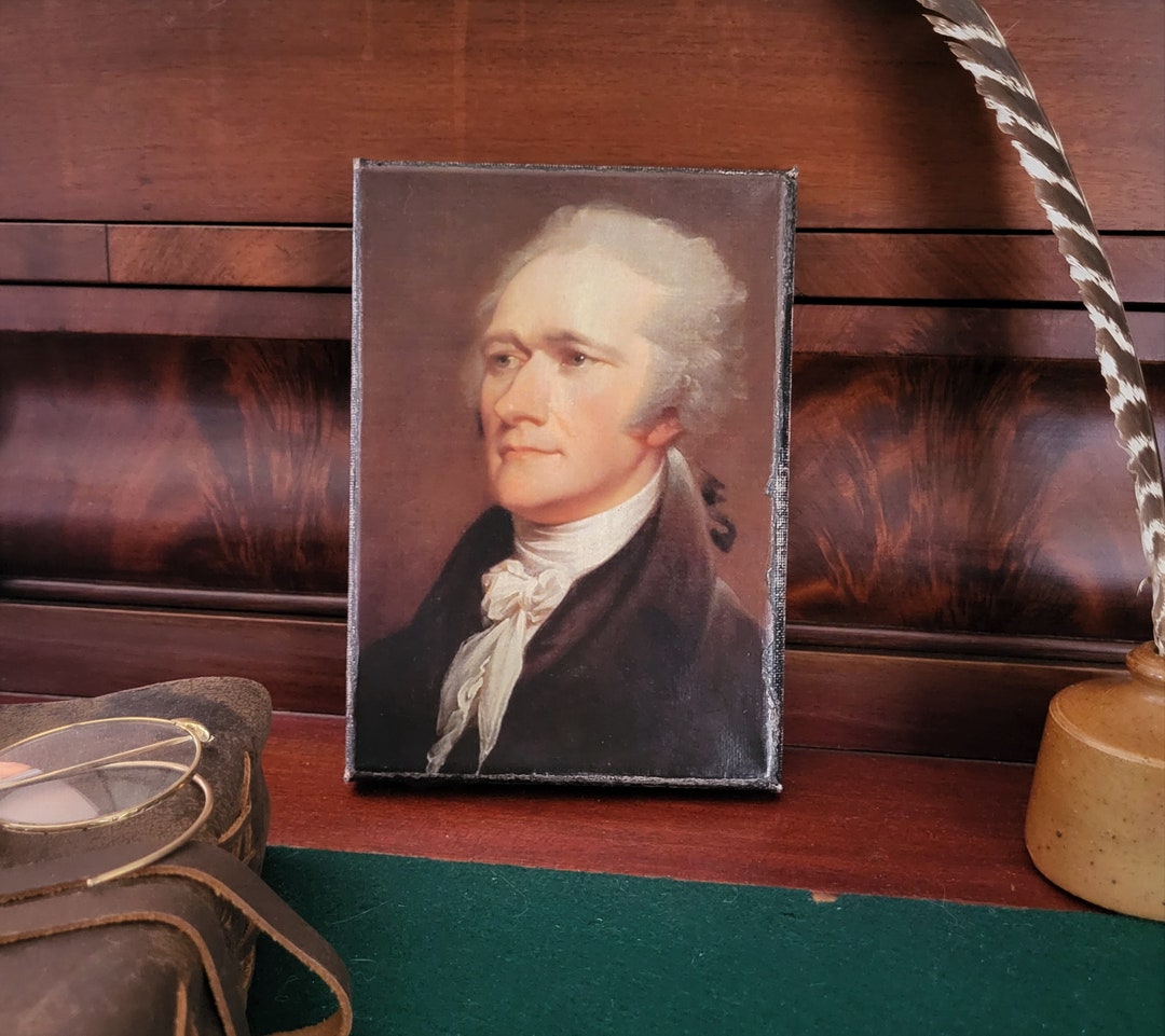 Primitive Alexander Hamilton Canvas - Etsy