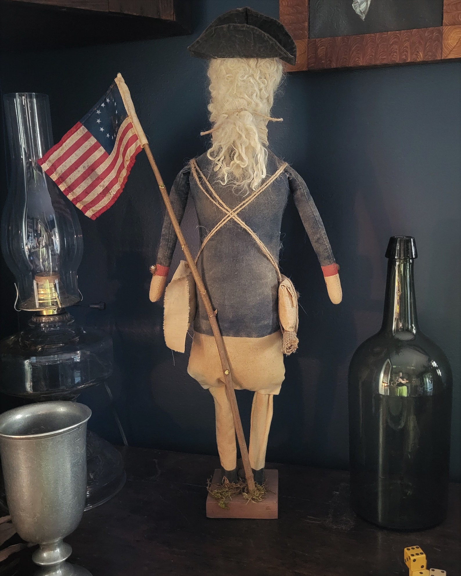 Primitive Farmhouse Americana Patriotic Folk Art George - Etsy