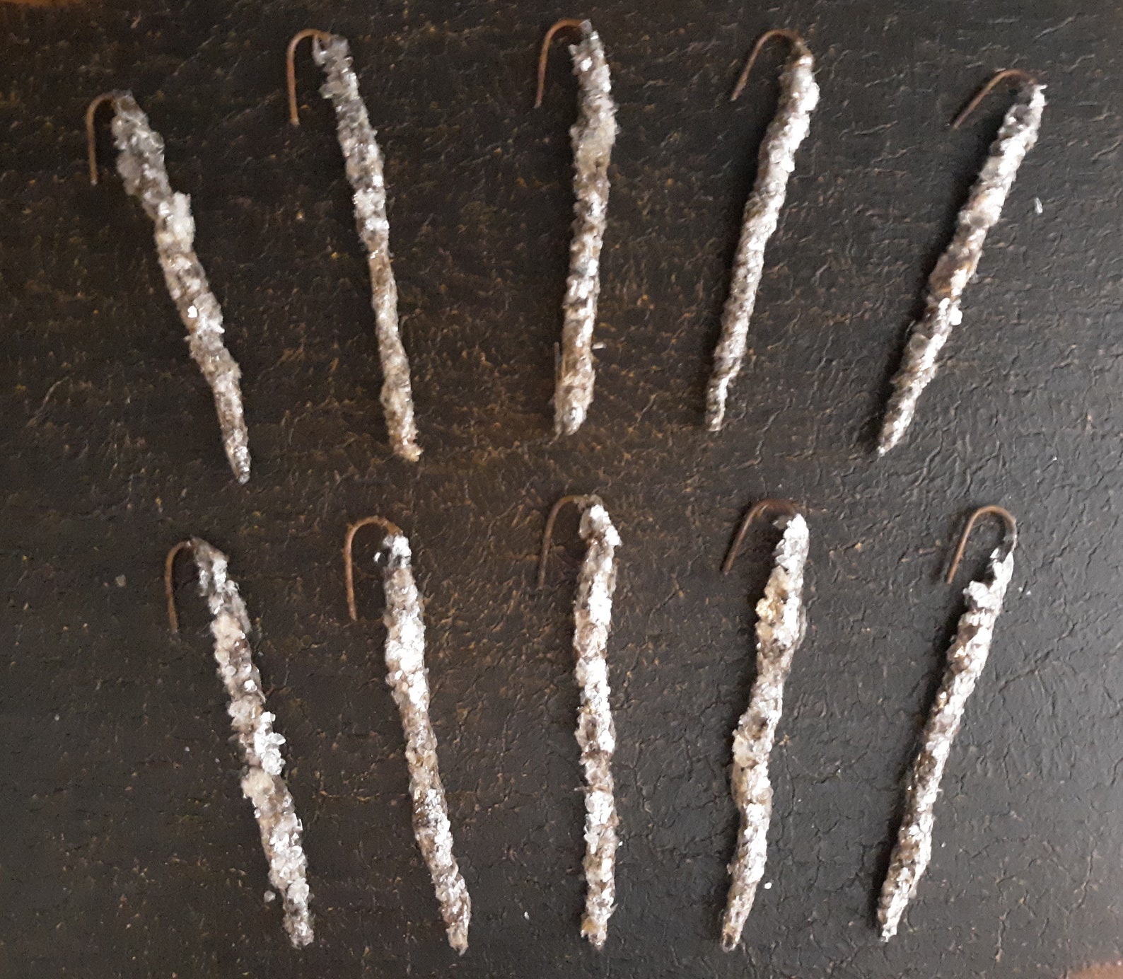 Primitive Rustic Christmas Icicles Candy Canes Make Do Set of 20 - Etsy