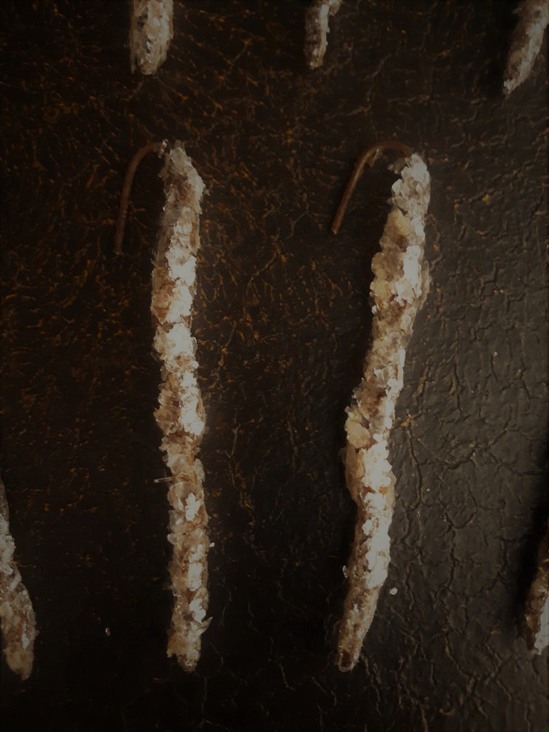 Primitive Rustic Christmas Icicles Candy Canes Make Do Set of 20 - Etsy