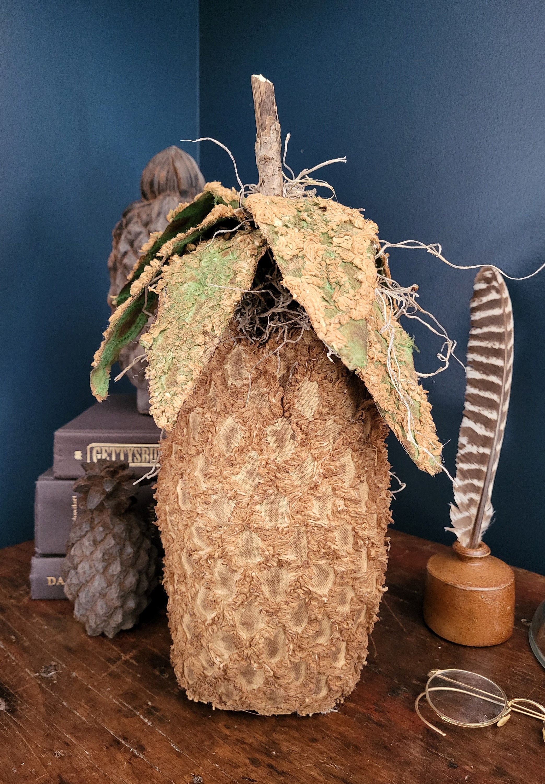 Primitive Farmhouse Colonial Pineapple Key Cupboard Tuck | Etsy