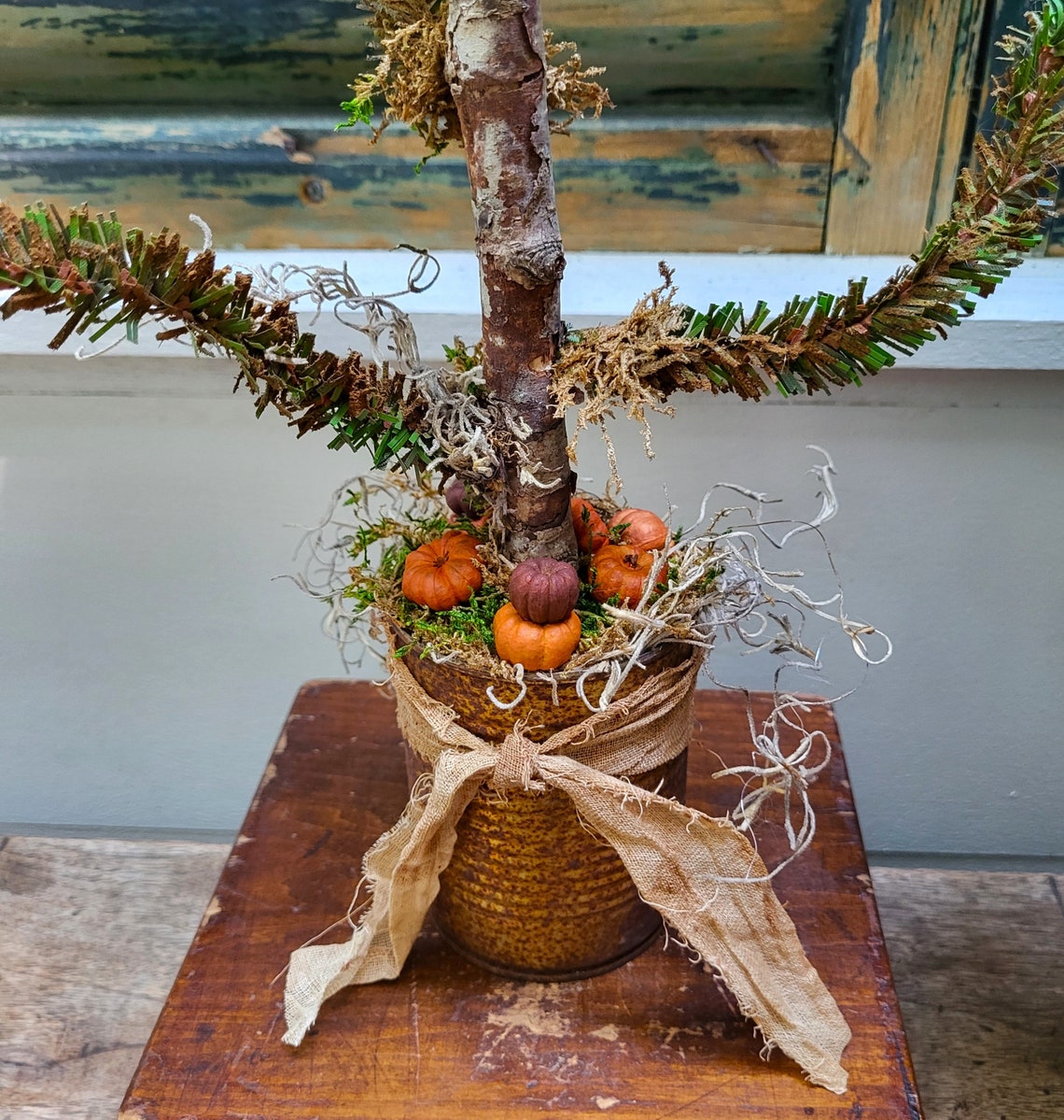 Primitive Halloween Autumn Fall Spooky Tree - Etsy