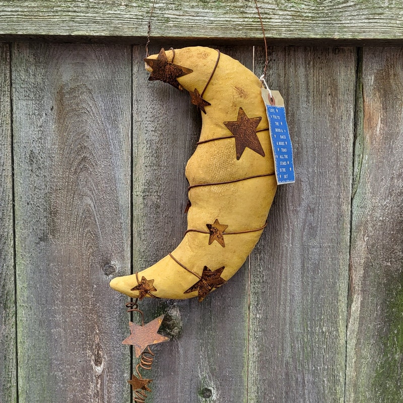 Primitive Moon - Etsy