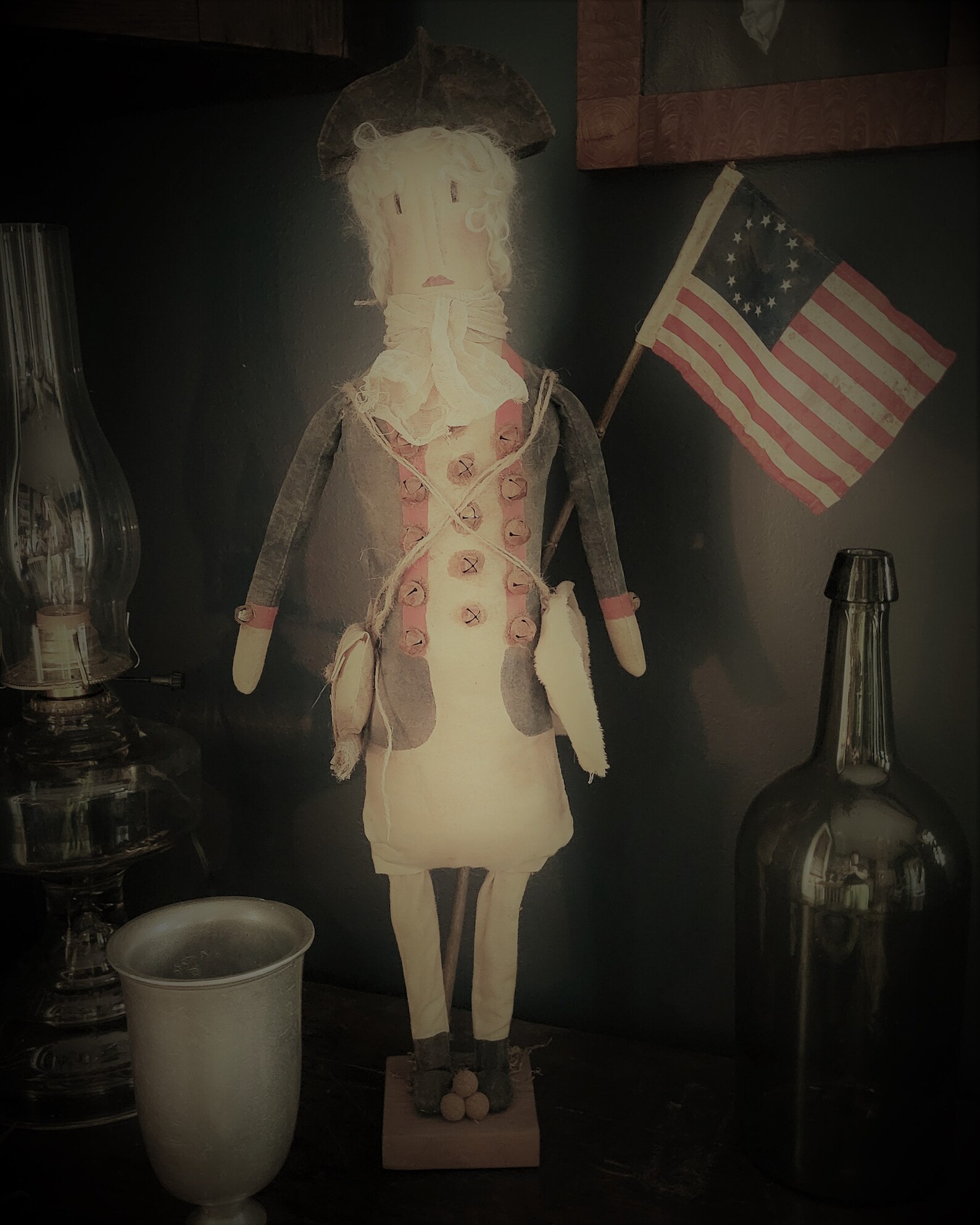 Primitive Farmhouse Americana Patriotic Folk Art George - Etsy