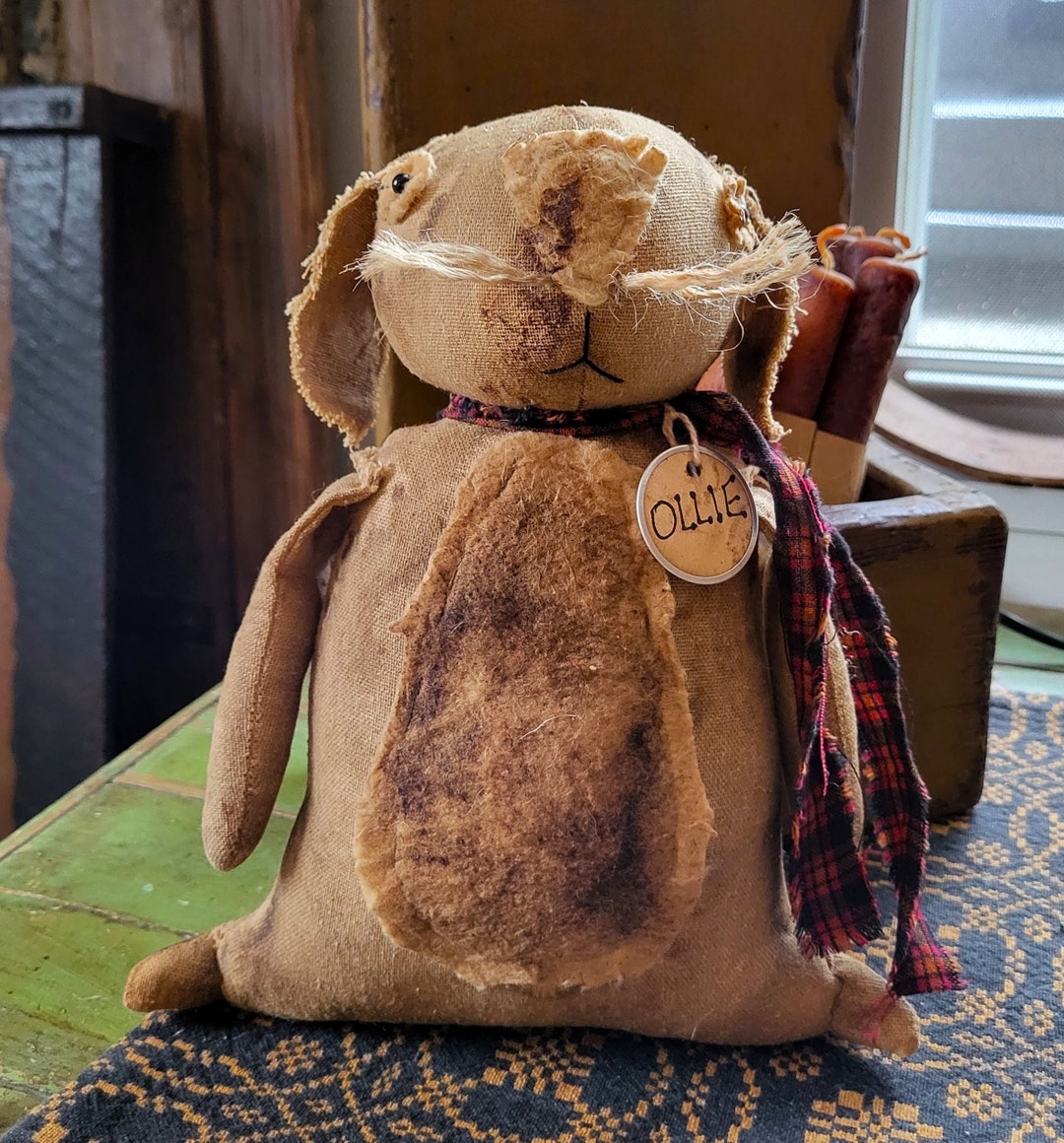 Primitive Folk Art Easter Bunny Rabbit Spring Farmhouse Country - Etsy