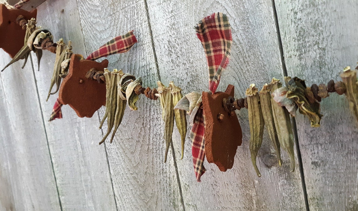 Primitive Cinnamon Owl Dried Beet Okra Spiced Raisin Homespun - Etsy