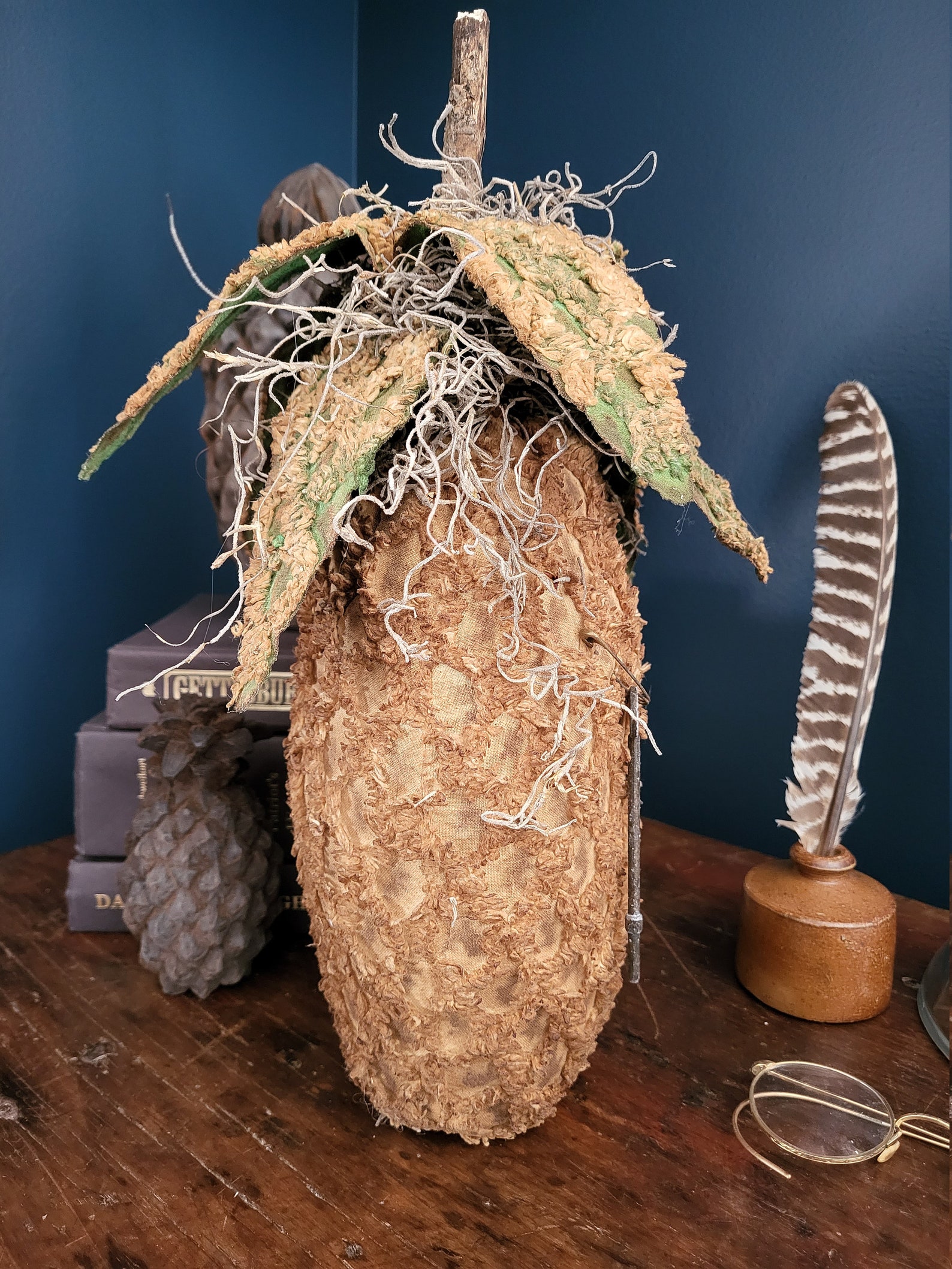 Primitive Farmhouse Colonial Pineapple Key Cupboard Tuck | Etsy