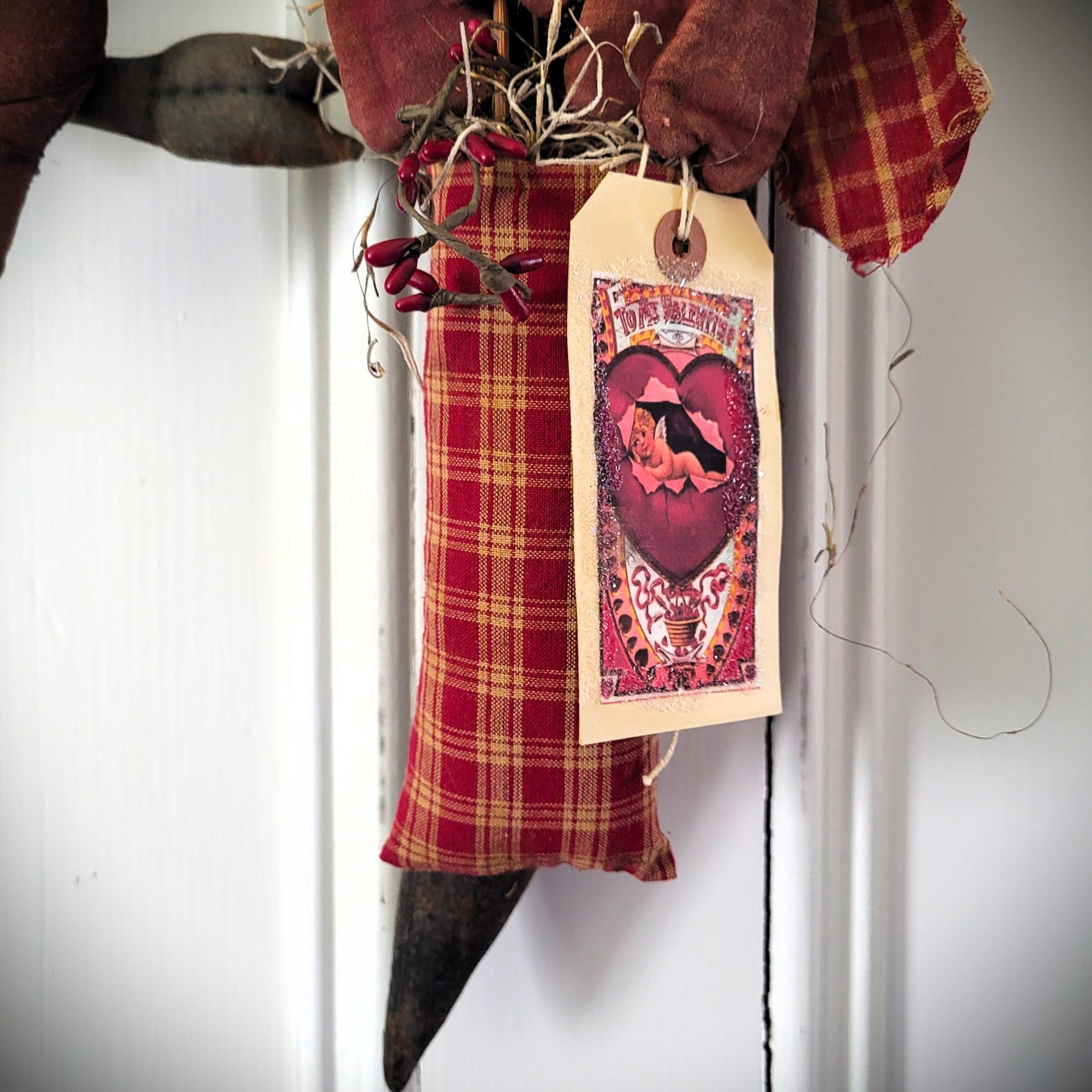 Primitive Crow Valentine Love Heart Quiver Arrows - Etsy