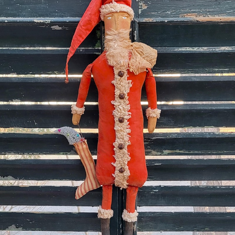 Large Santa Dolls - Etsy