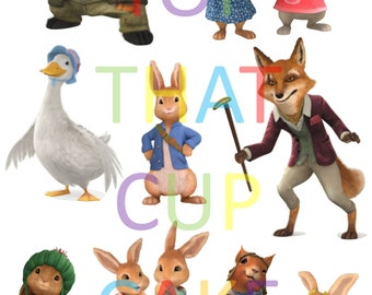 Peter Rabbit Cut Out | Etsy Australia