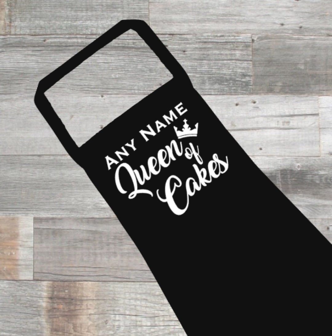 Queen of Cakes Apron, Personalized Apron, Gift for Cake Baker, Baking ...