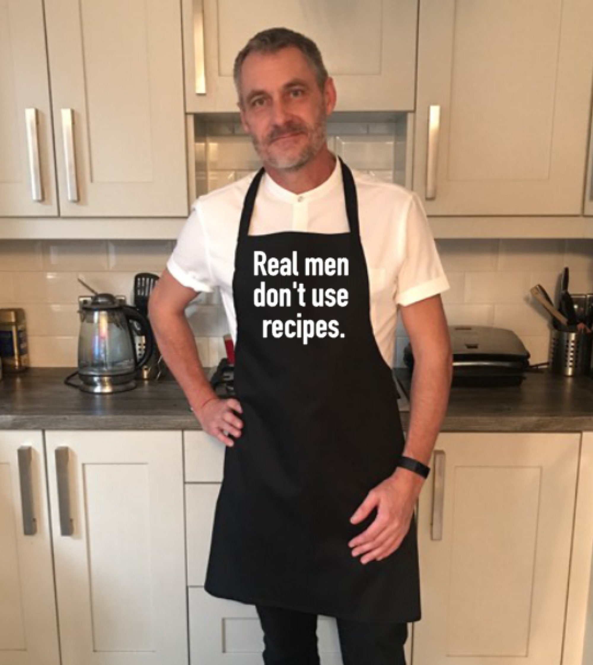 Real Men Don't Use Recipes Apron Gift for Cook Funny - Etsy